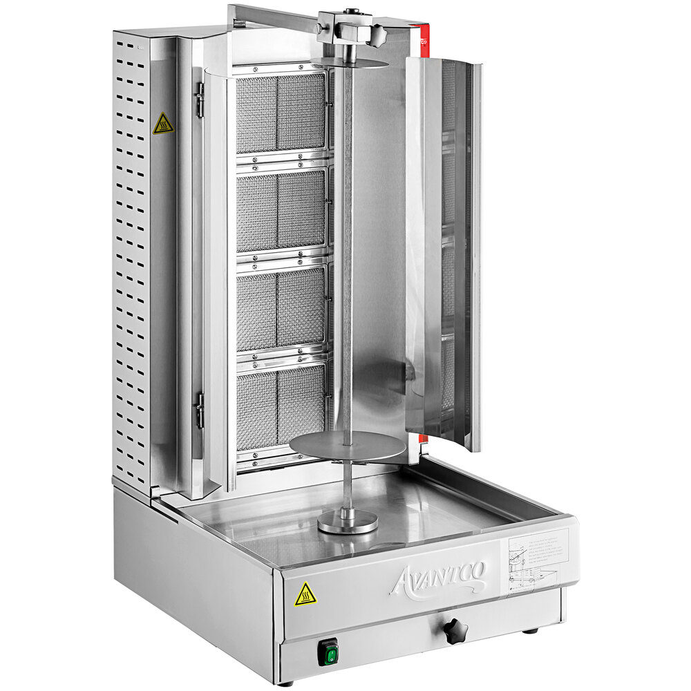 Avantco VB204 Natural Gas / Field Convertible Vertical Broiler - 100 lb ...