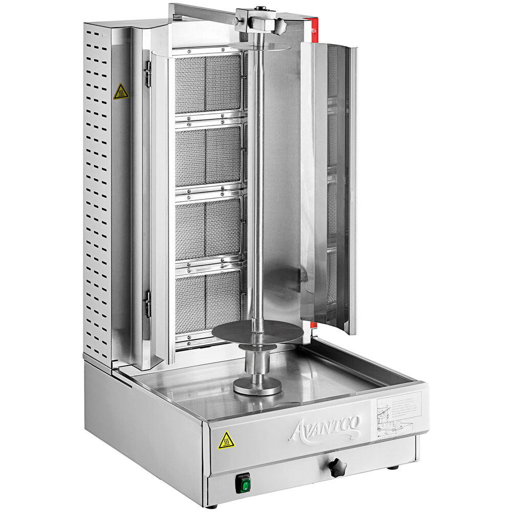 Avantco VB204 Gas Vertical Broiler - 100 lb. Capacity, 38,000 BTU