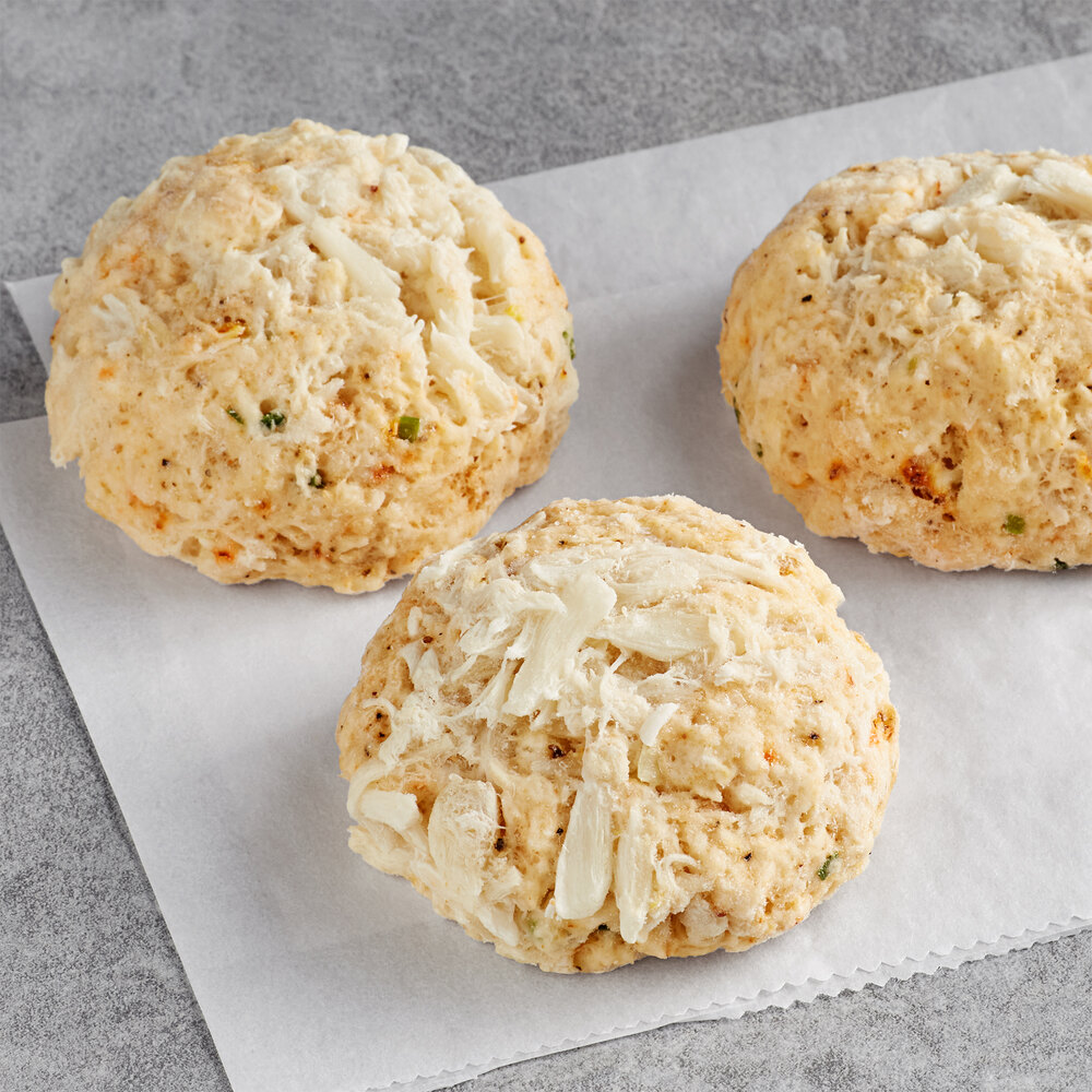 Handy 3 oz. Handmade Ultimate Crab Cakes - 24/Case