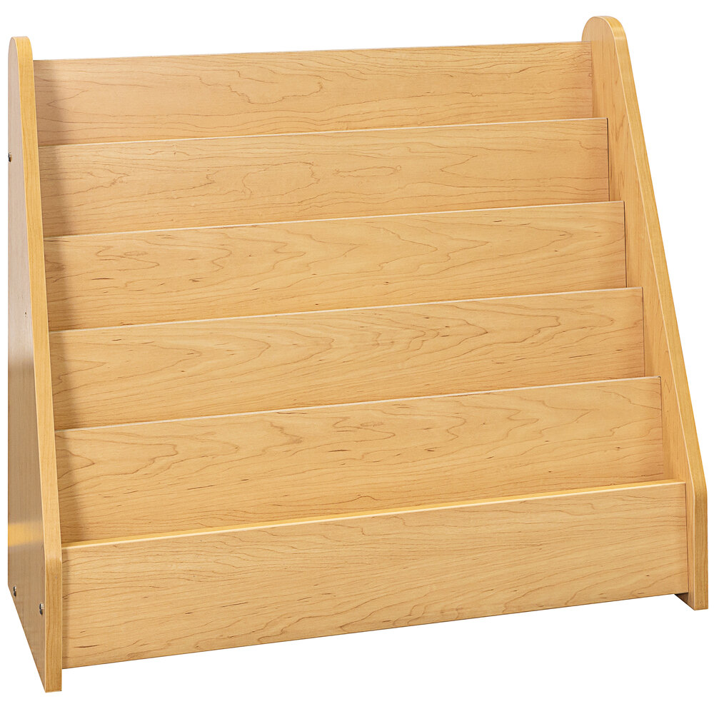 Tot Mate TM2133A.S2222 Maple Laminate 5 Level Book Display - 32 1/2" x ...