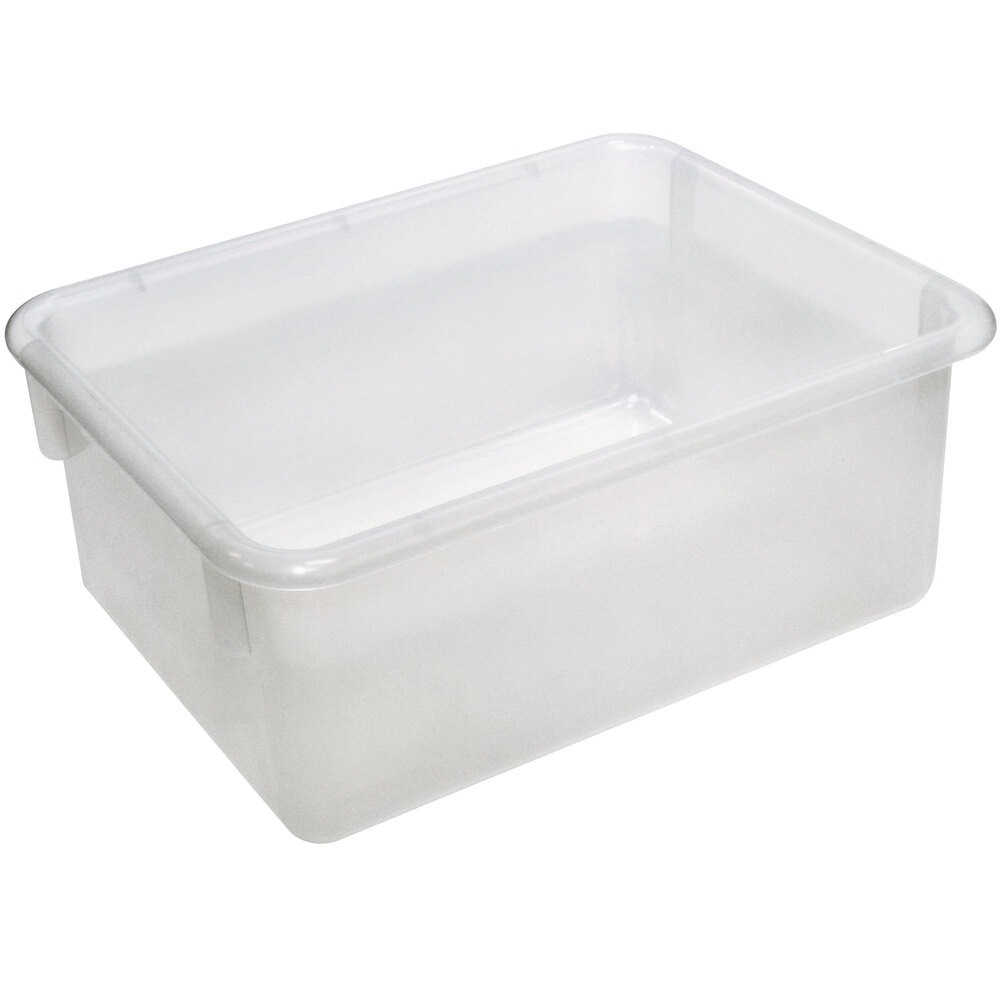 Tot Mate TM7518R.S0000 Mini Translucent Bin - 11 1/4" x 7 3/4" x 5 1/8 ...