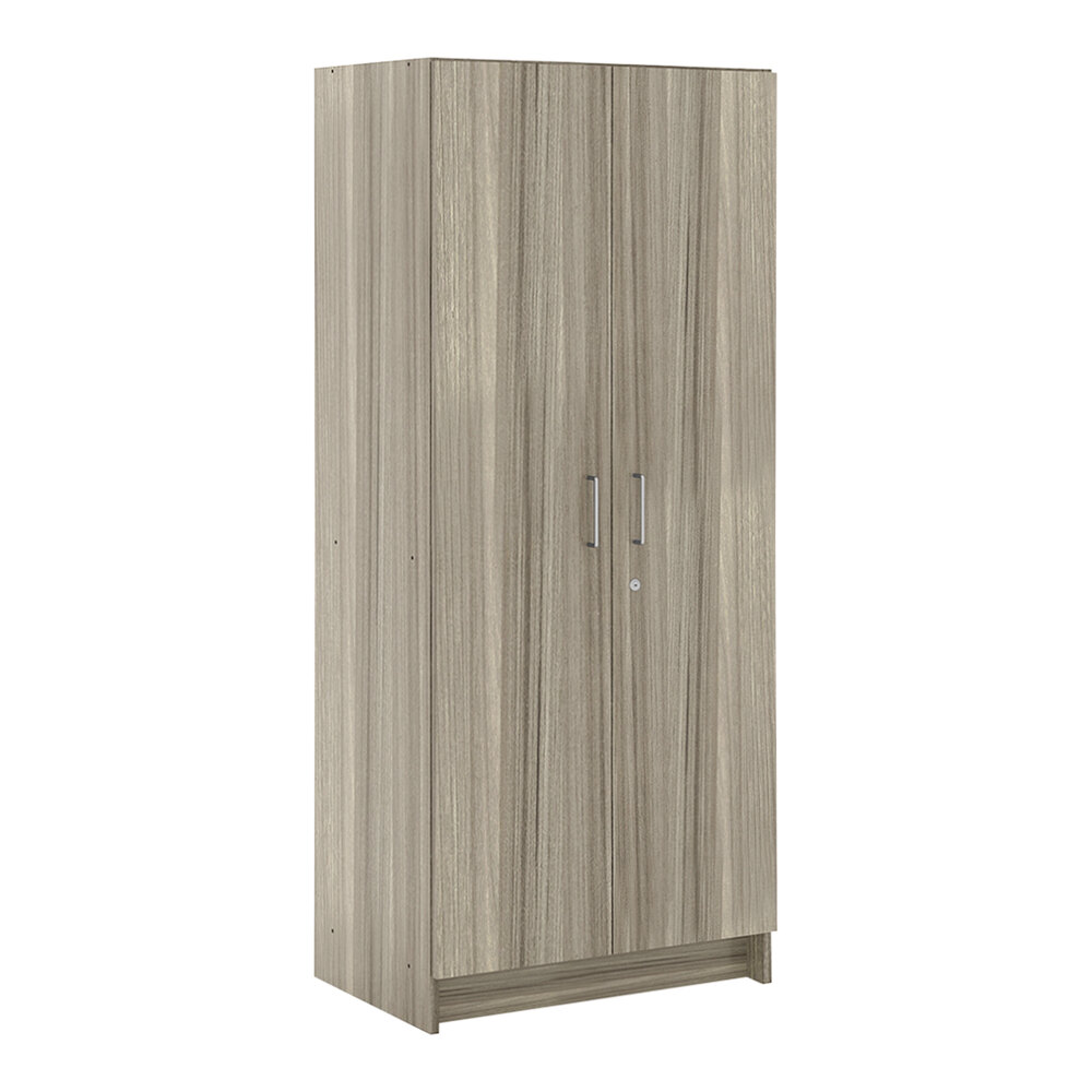 Tot Mate TM2264R.S3322 Shadow Elm Double-Door Tall Cabinet - 30" x 20 1 ...