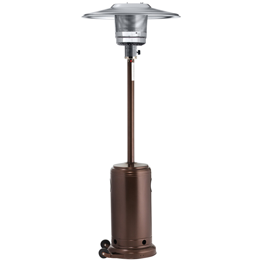 Crown Verity CV-2620-AB Bronze Portable Propane Outdoor Patio Heater ...