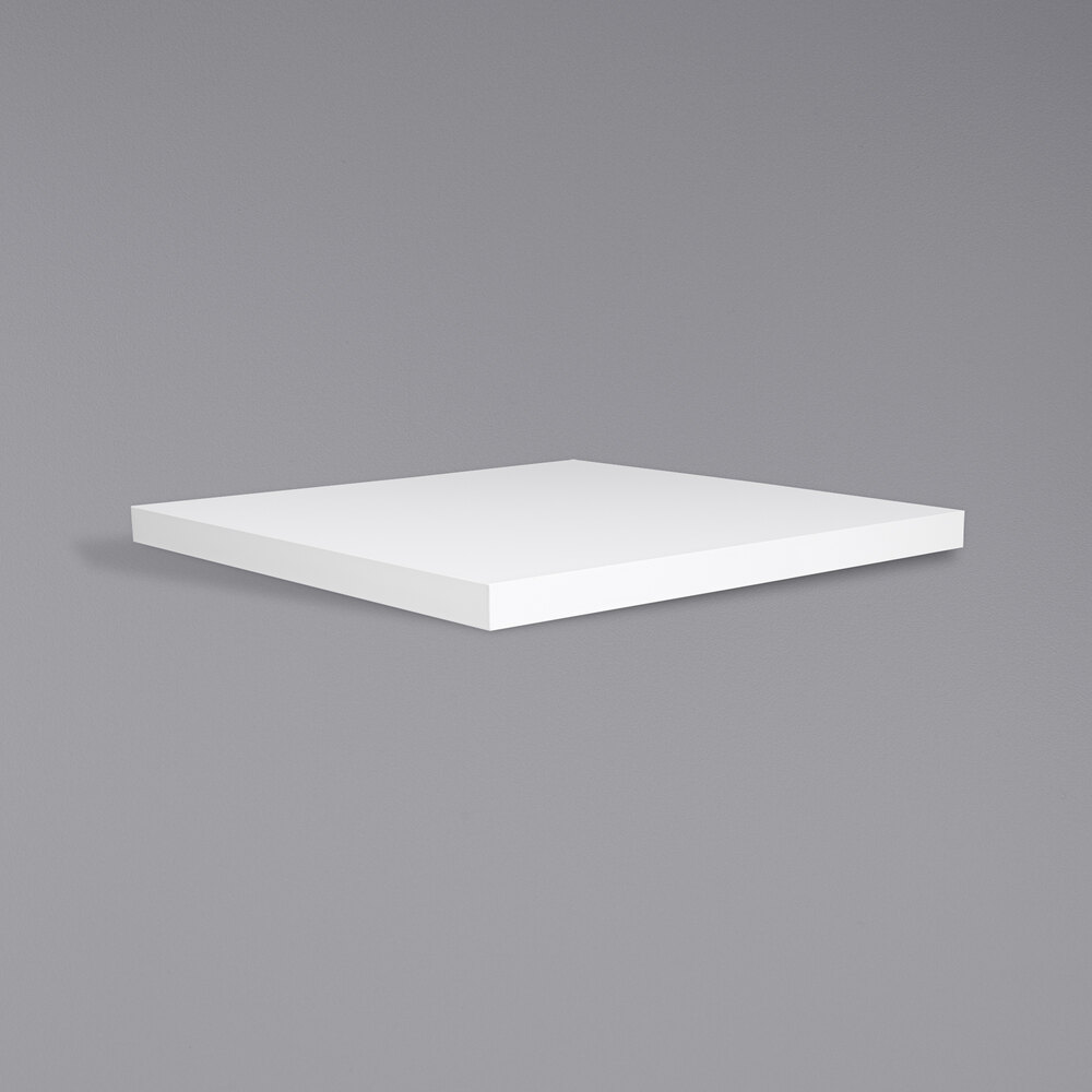 BFM Seating Midtown 36" Square Indoor Tabletop - White