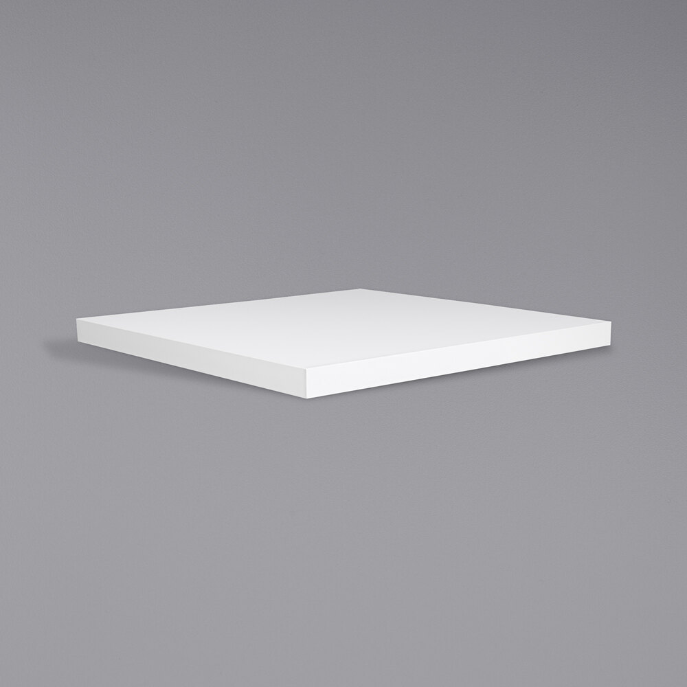 BFM Seating Midtown 24" Square Indoor Tabletop - White