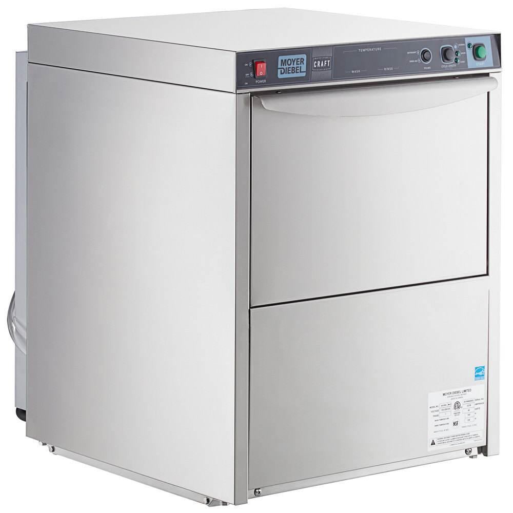 Moyer Diebel 601HRG Undercounter High Temperature Glass Washer with ...