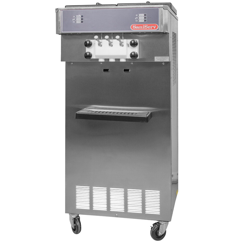 SaniServ 522 AIR Twist 34 Qt. Air Cooled Soft Serve Ice Cream Machine ...