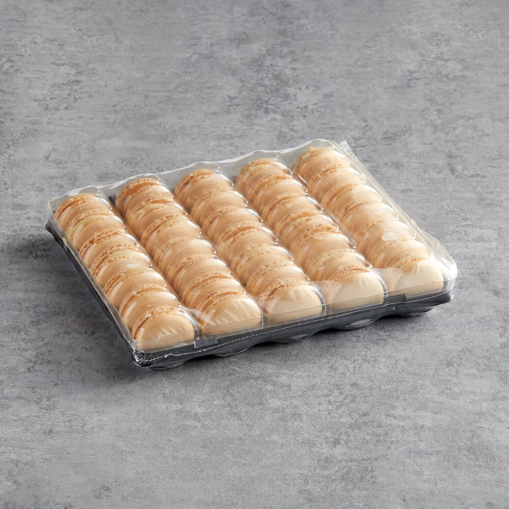 White Toque French Almond Macarons - 105/Case