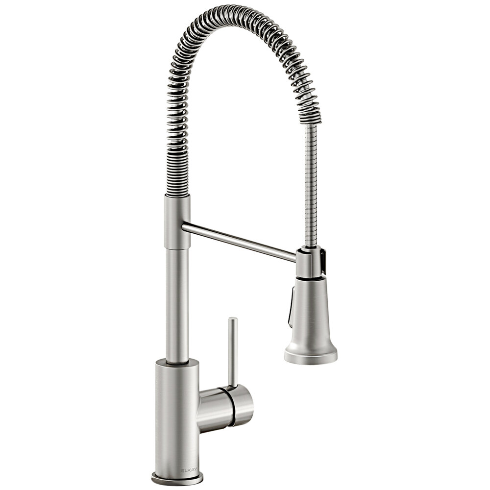 Zurn Elkay LKAV2061LS Avado Deck Mount Lustrous Steel Kitchen Faucet ...