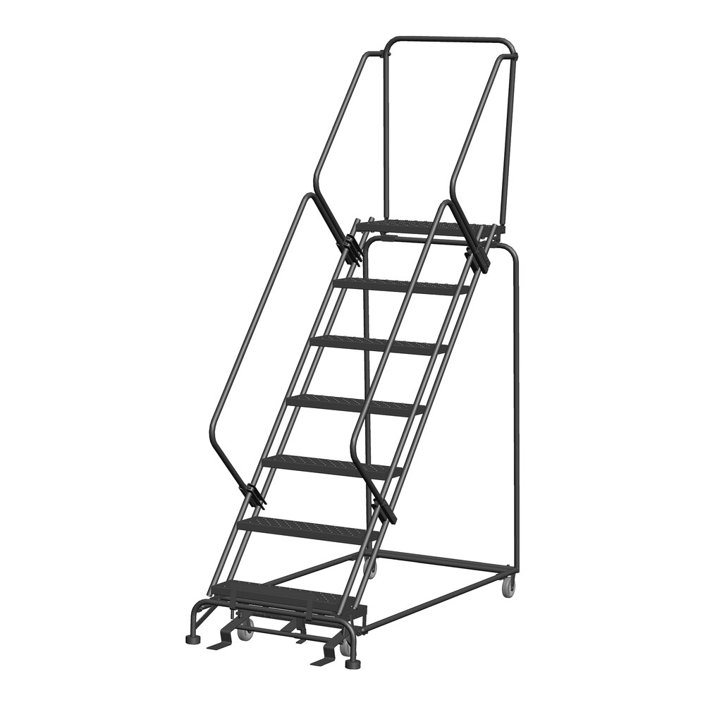 Ballymore SW732P Perforated 7-Step Gray Steel 50-Degree Slope Walk Down ...