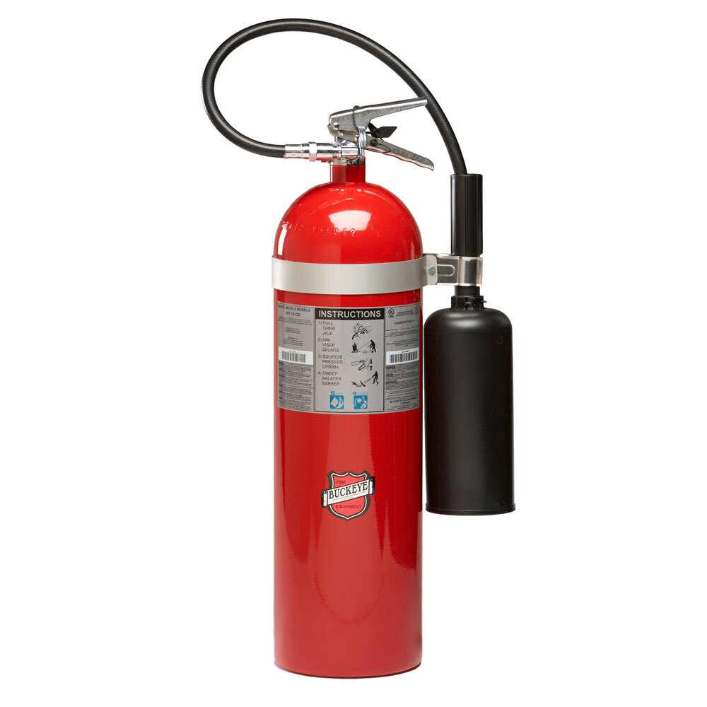 Buckeye 15 lb. Carbon Dioxide BC Fire Extinguisher - Rechargeable ...