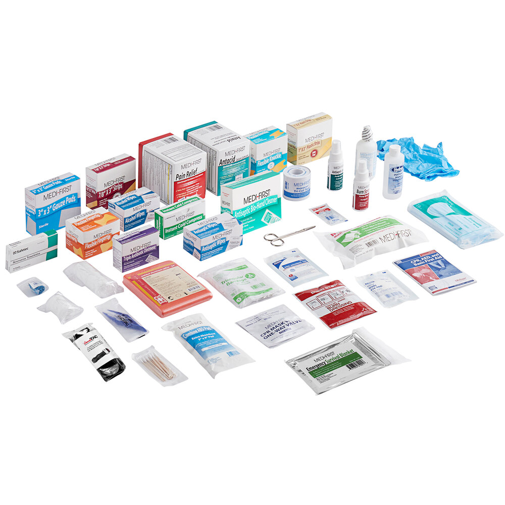 Medique 745ANSIRF First Aid Kit Refill - Class B, ANSI-Certified - 3-Shelf