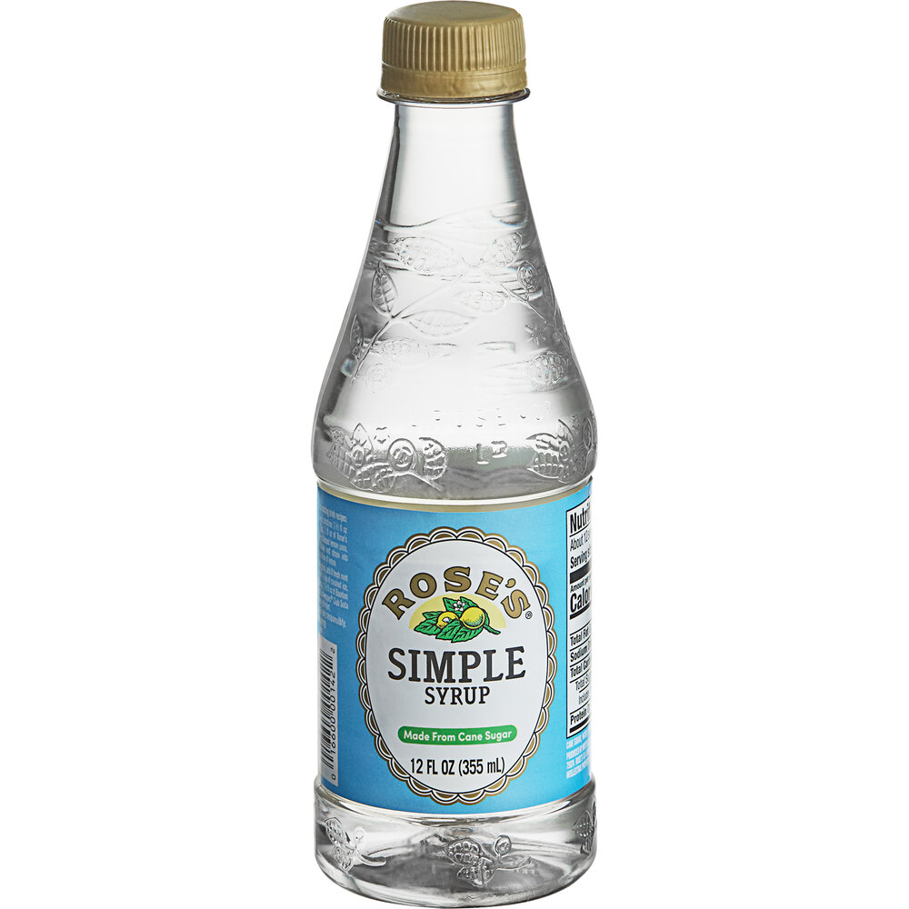 Rose's Simple Syrup (12 fl oz) at WebstaurantStore