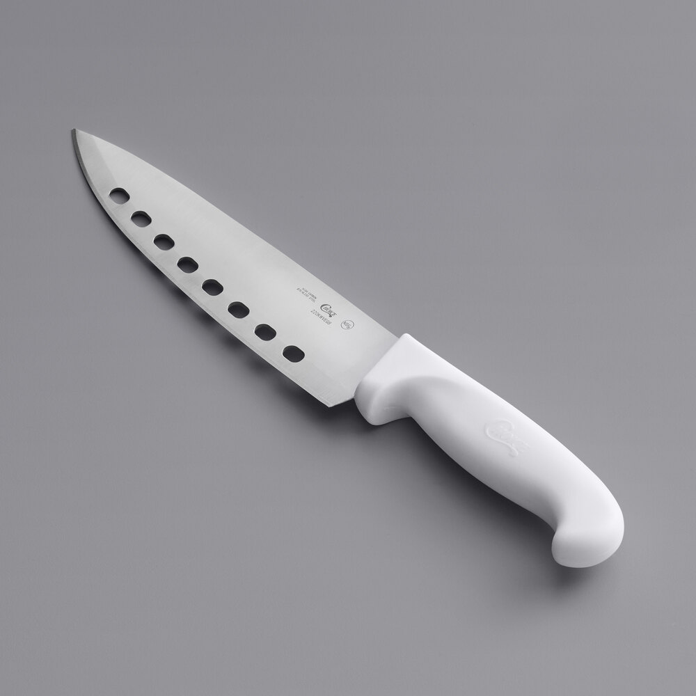 Choice 8" Vegetable Knife with White Handle