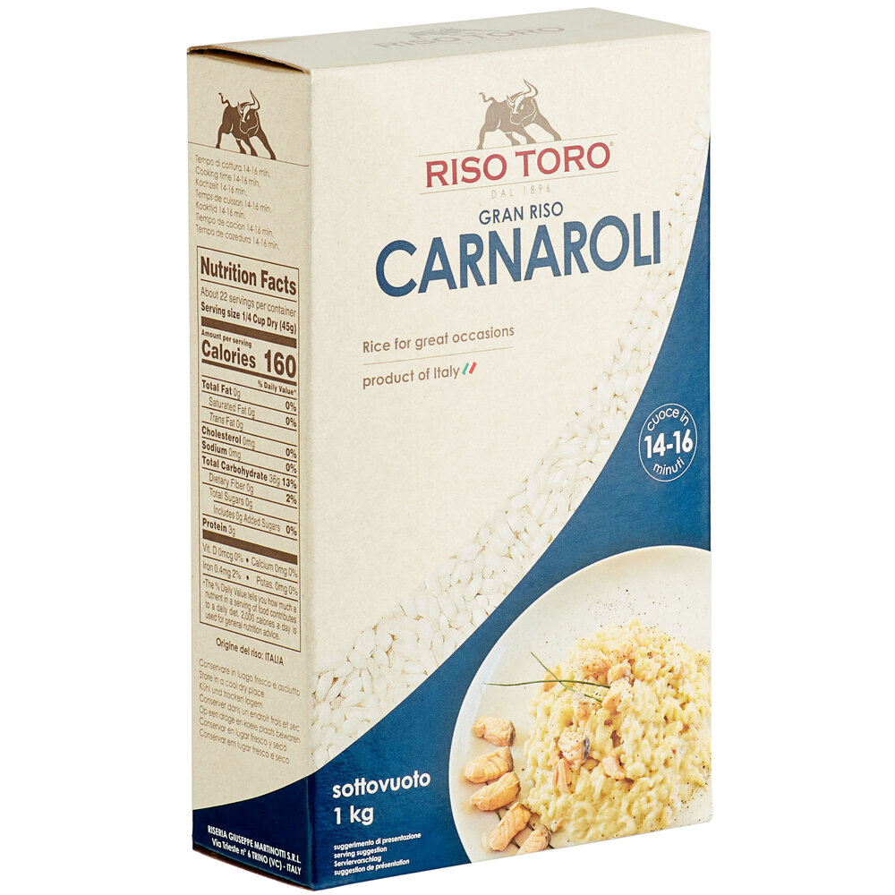 Carnaroli Rice - 2.2 lb. Box, 12/Case | WebstaurantStore