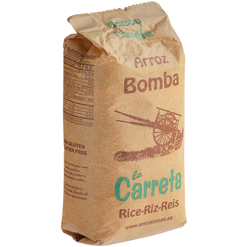 Bomba Rice - 2.2 lb. Bag, 12/Case - WebstaurantStore