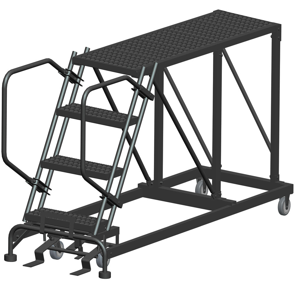 Ballymore SNR4-2460 4-Step Heavy-Duty Steel Mobile Work Platform - 60 ...