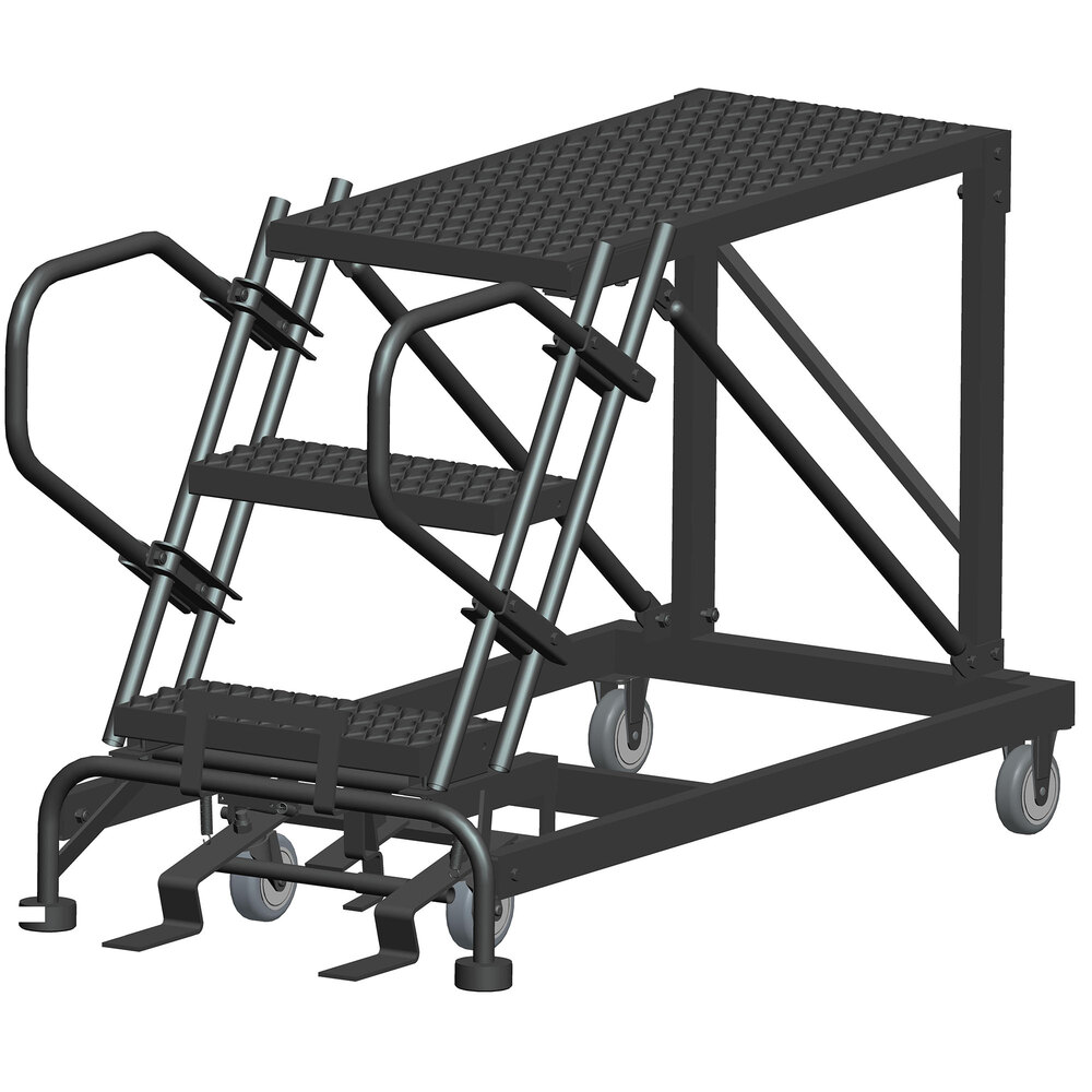Ballymore SNR3-2436 3-Step Heavy-Duty Steel Mobile Work Platform - 36 ...