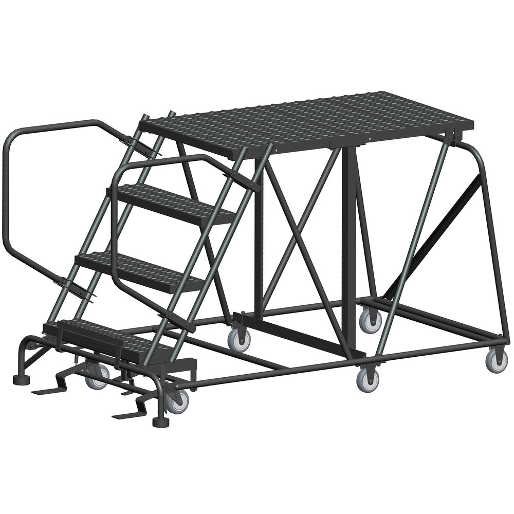 Ballymore SNR4-3648 4-Step Heavy-Duty Steel Mobile Work Platform - 48 ...
