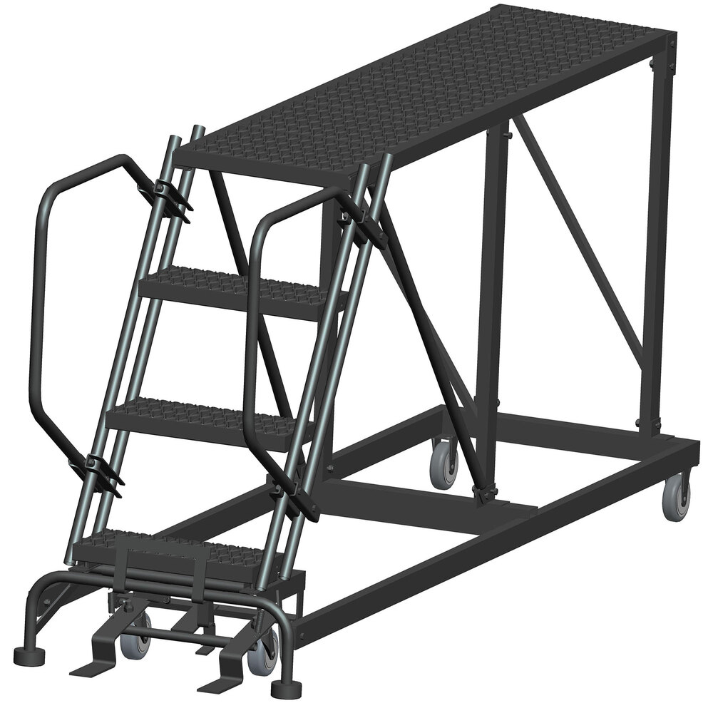 Ballymore SNR4-2472 4-Step Heavy-Duty Steel Mobile Work Platform - 72 ...