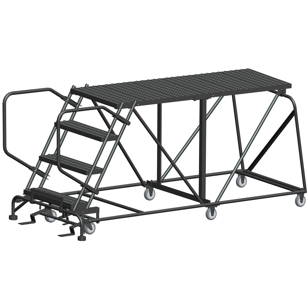 Ballymore SNR4-3672 4-Step Heavy-Duty Steel Mobile Work Platform - 72 ...