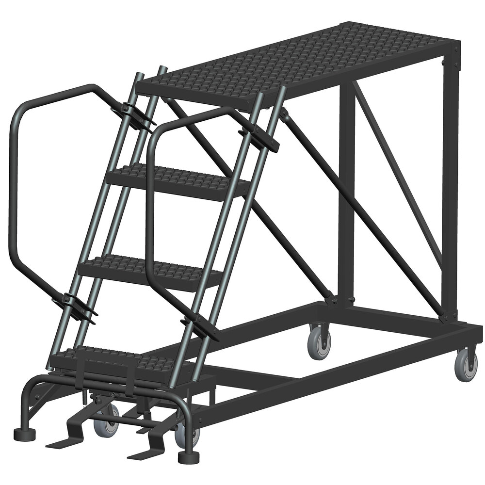 Ballymore SNR4-2448 4-Step Heavy-Duty Steel Mobile Work Platform - 48 ...