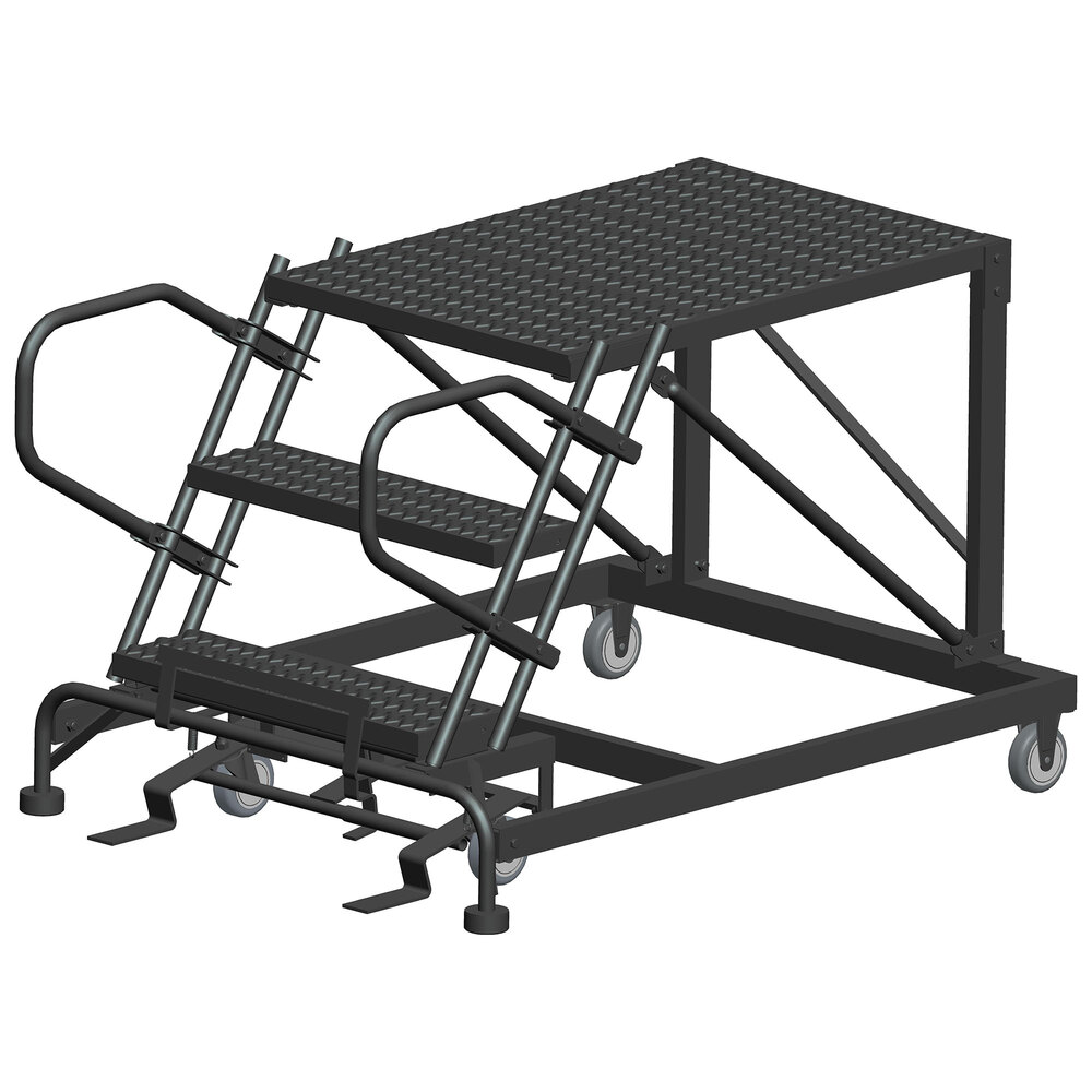 Ballymore SNR3-3636 3-Step Heavy-Duty Steel Mobile Work Platform - 36 ...