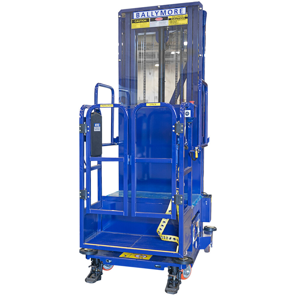 Ballymore PS-10 14' Battery-Powered Hydraulic Stocking Lift with Cargo ...
