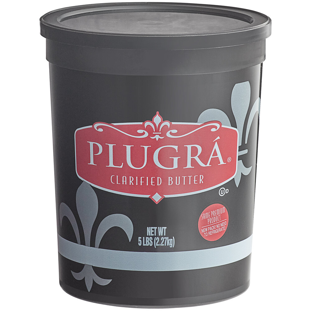 Plugra Unsalted Clarified Butter (5 lb.) - 4/Case