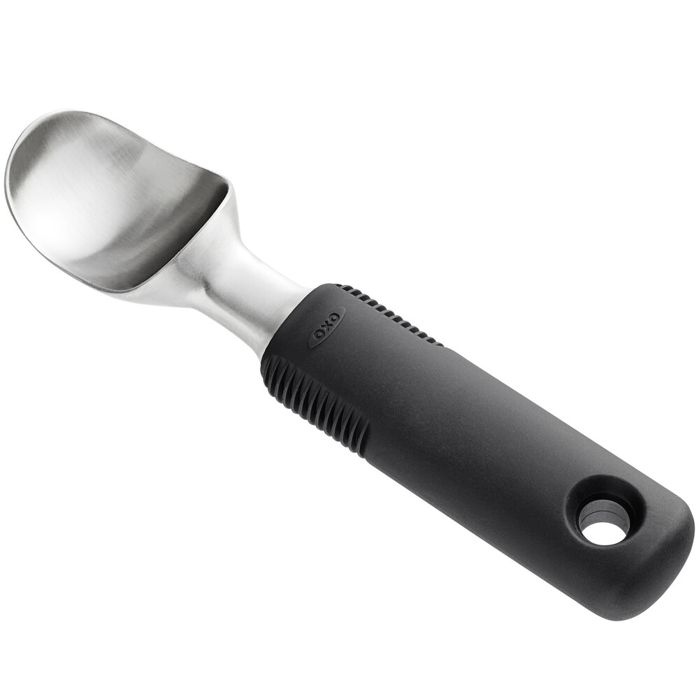 OXO 11295000 Good Grips #20 Stainless Steel Ice Cream Scoop - 1.6 oz.