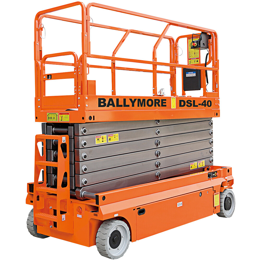 Ballymore DSL-40 44" x 90" Battery-Powered Drivable Compact Scissor ...