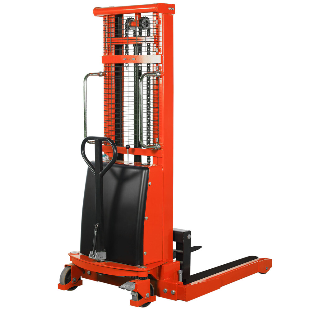 Ballymore 2,200 lb. Semi-Powered Single Mast Fork Stacker with ...