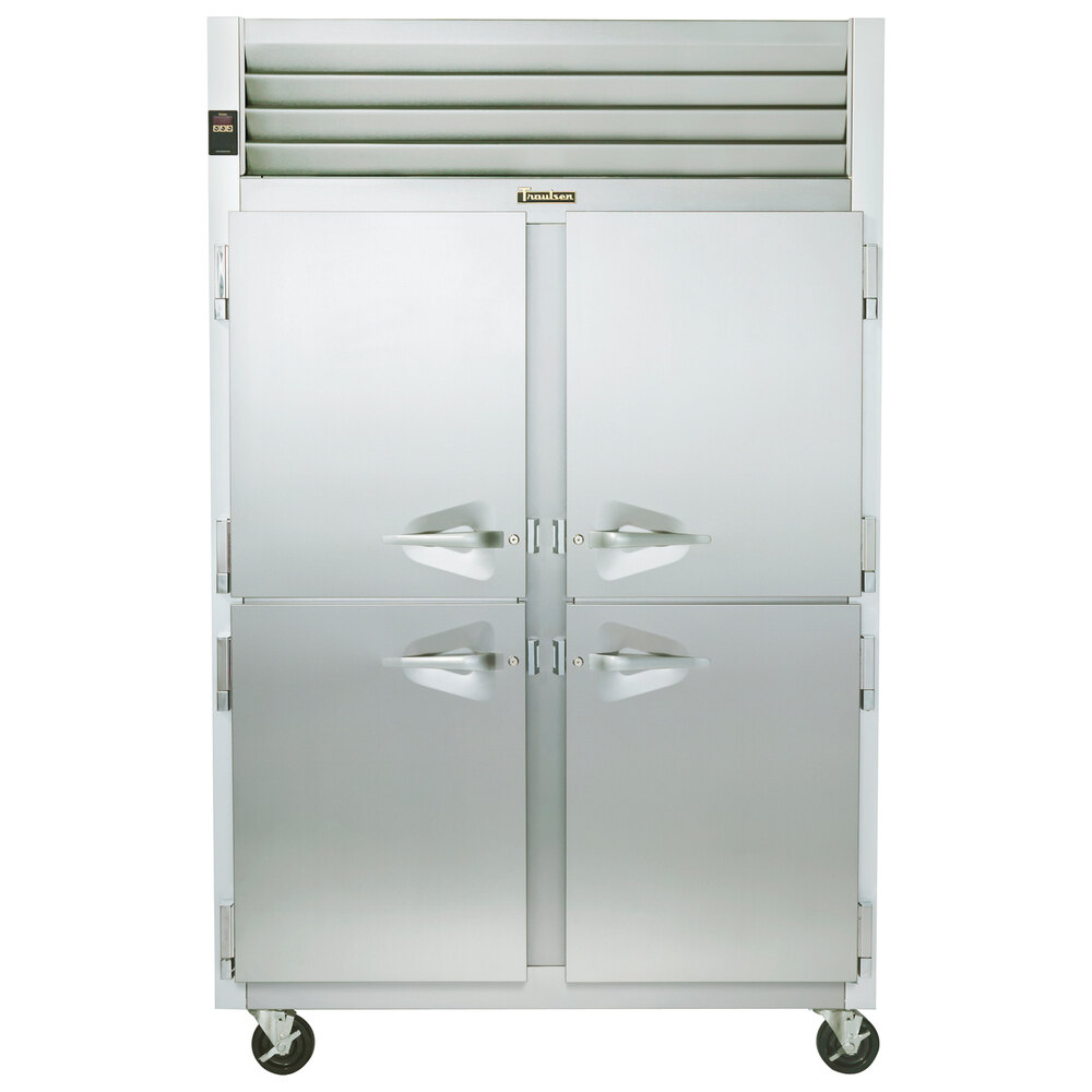 Traulsen G22000 2 Section Half Door Reach In Freezer - Left / Right ...