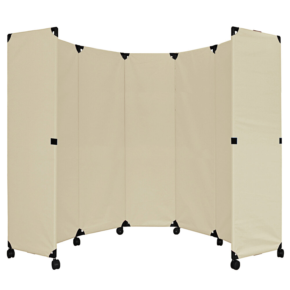 Versare 1709001 Beige MP10 Economical Folding Portable Partition - 10 ...