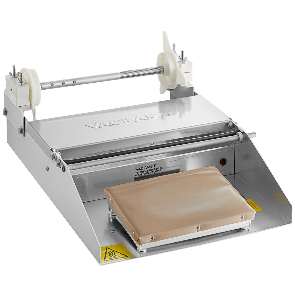 VacPak-It WM12 Single 12" Roll Film Wrapping Machine - 115V, 725W