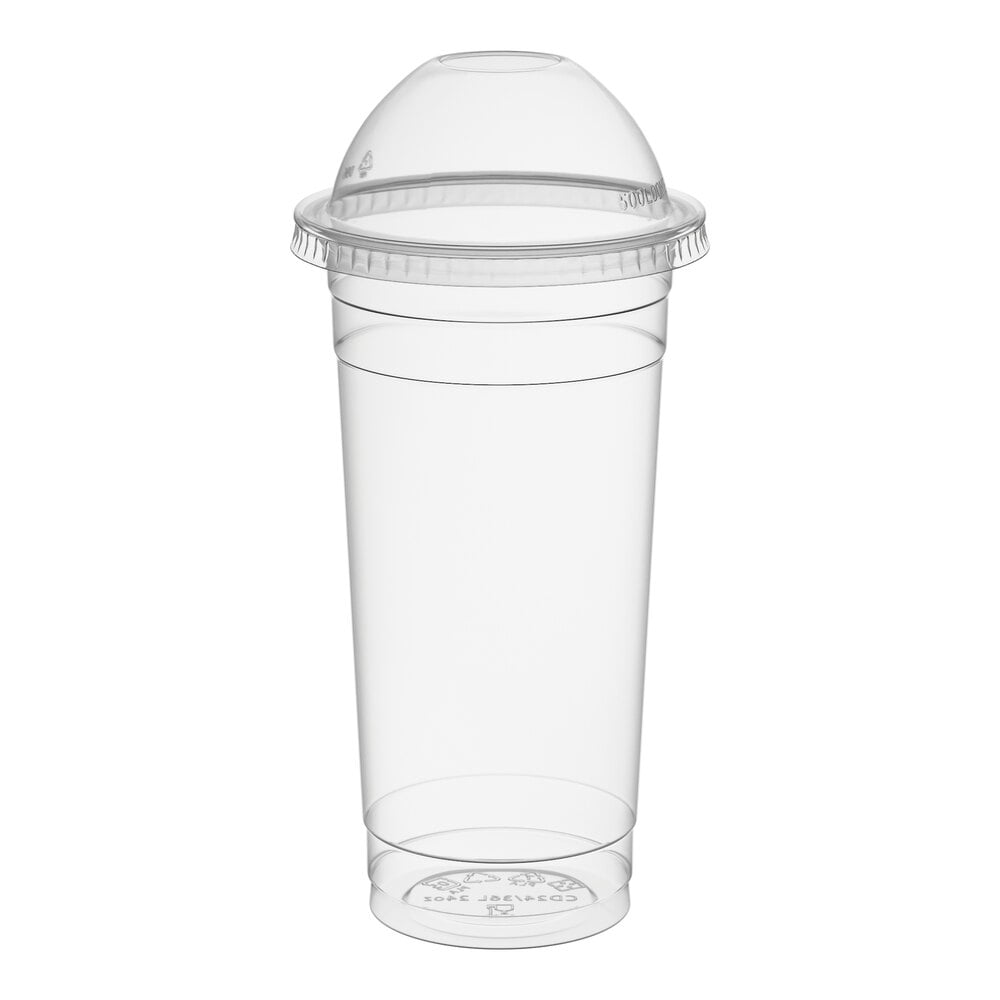 Choice Heavy Duty 24 oz. Heavy Weight Clear PET Plastic Cold Cup with ...