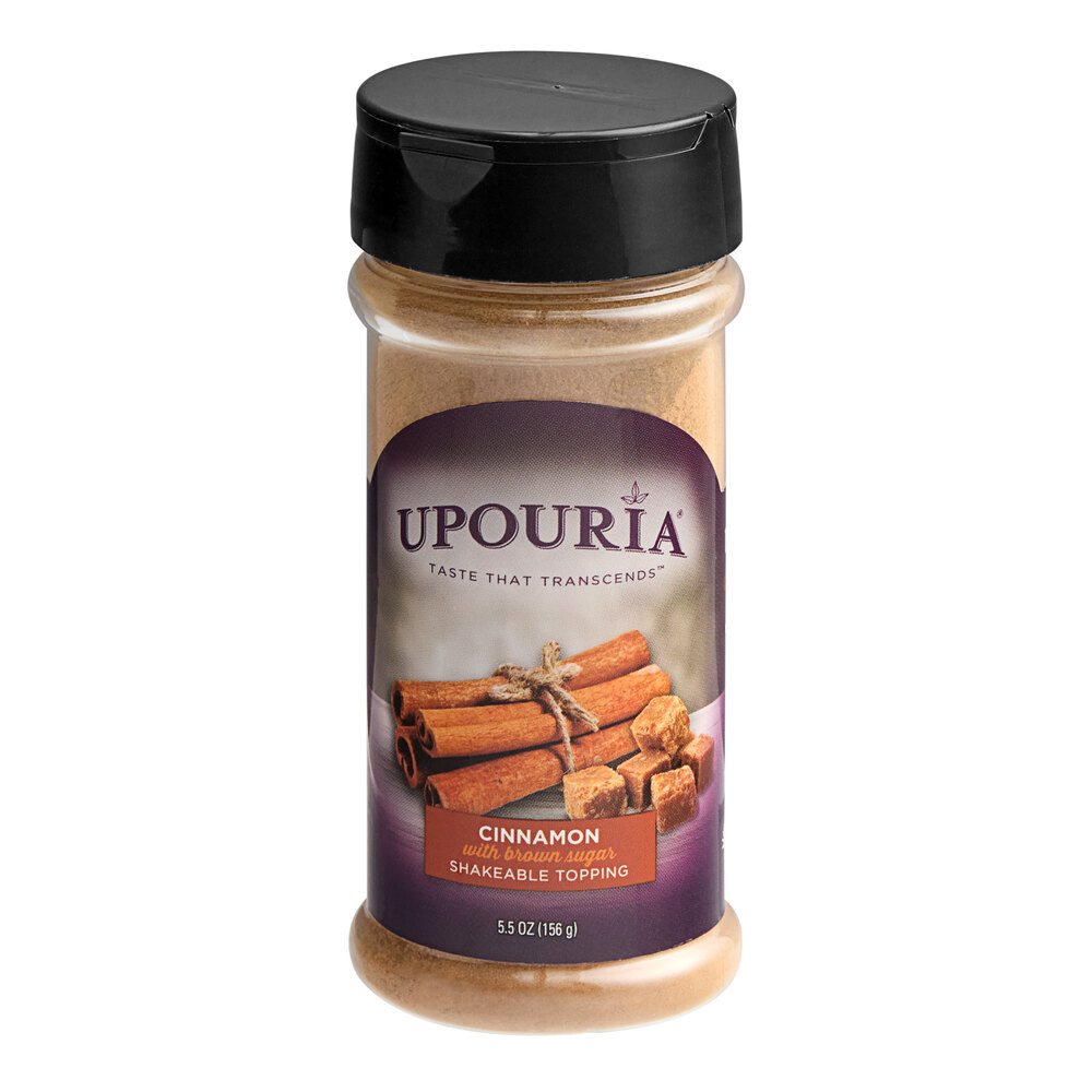 UPOURIA® Cinnamon and Brown Sugar Shakeable Coffee Topping 5.5 oz.