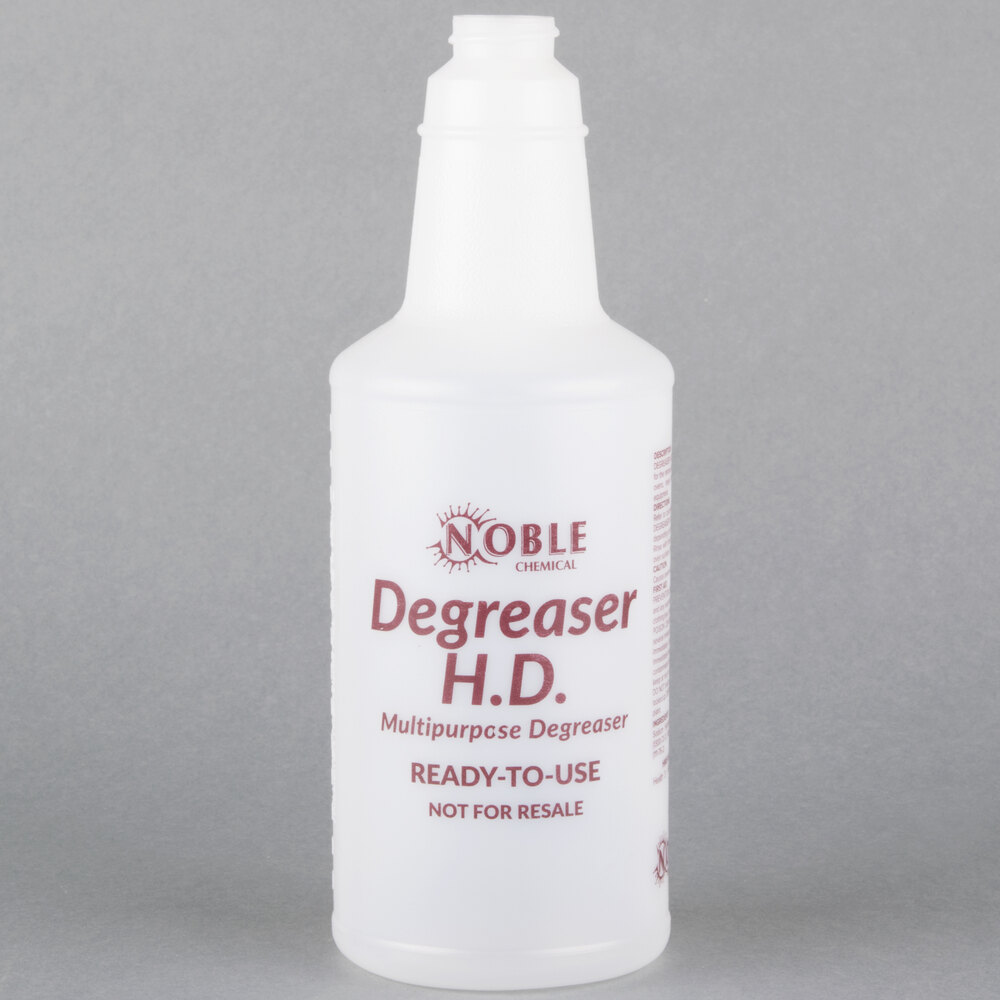 32 oz. Labeled Bottle for Noble Chemical Heavy Duty Degreaser (IMP 5032WG)
