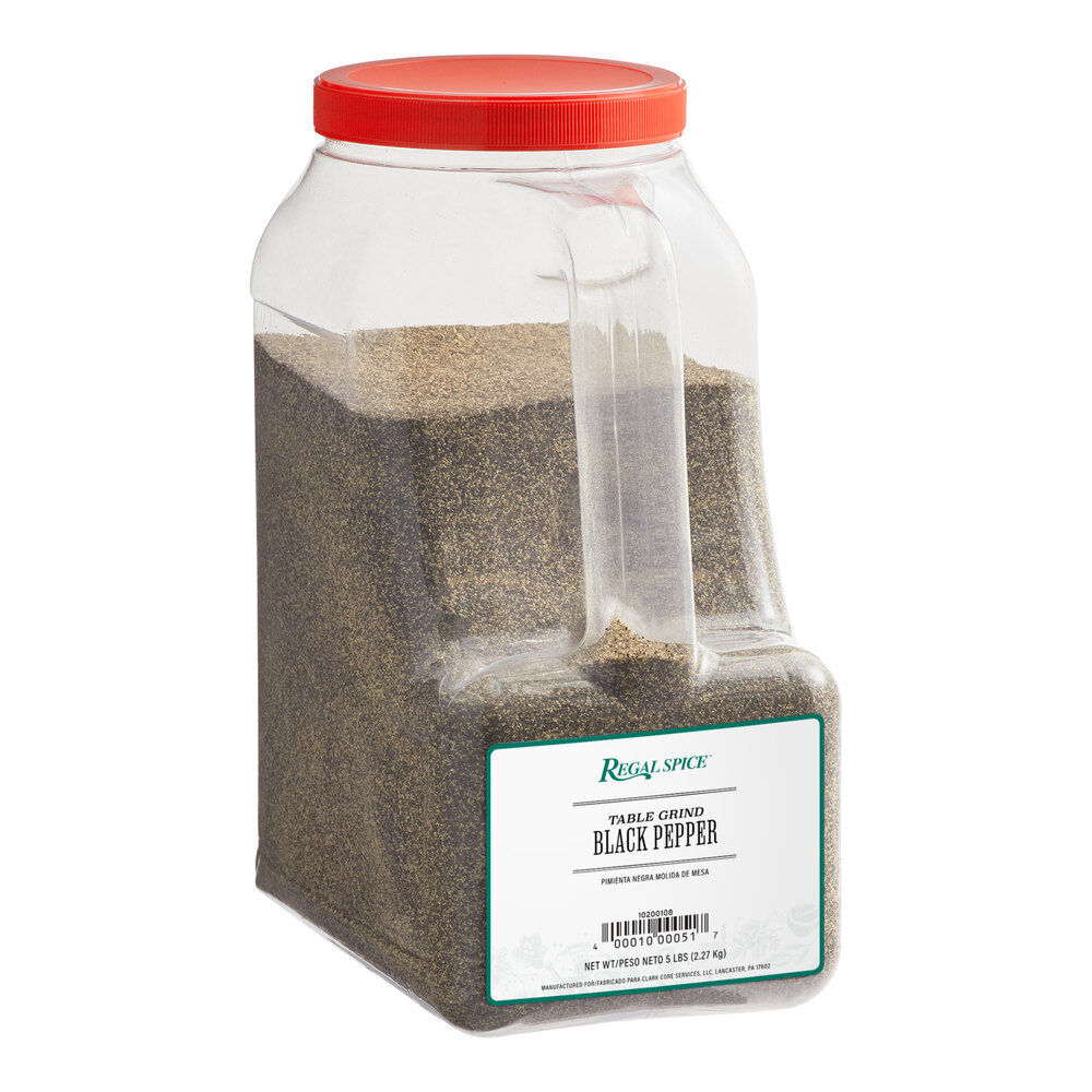 Regal Table Grind Ground Black Pepper - 5 lb.