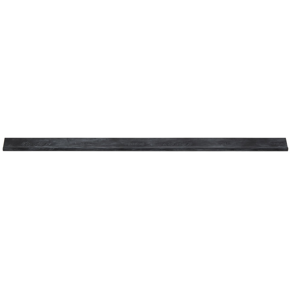 Unger RT300 ErgoTec 12" Soft Rubber Replacement Squeegee Blade - 12/Case