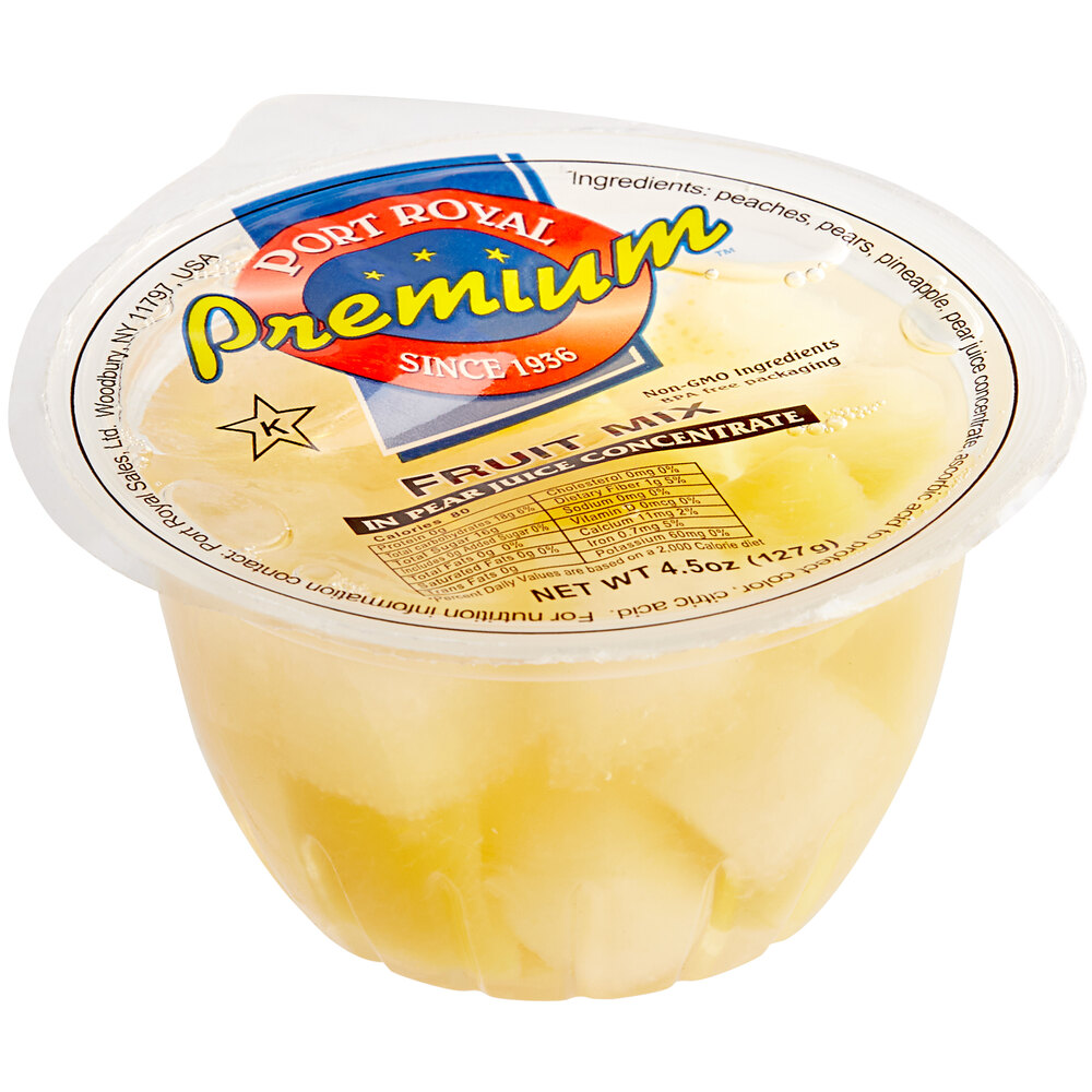 Premium Fruit Mix in Natural Juice 4.5 oz. Cups - 96/Case