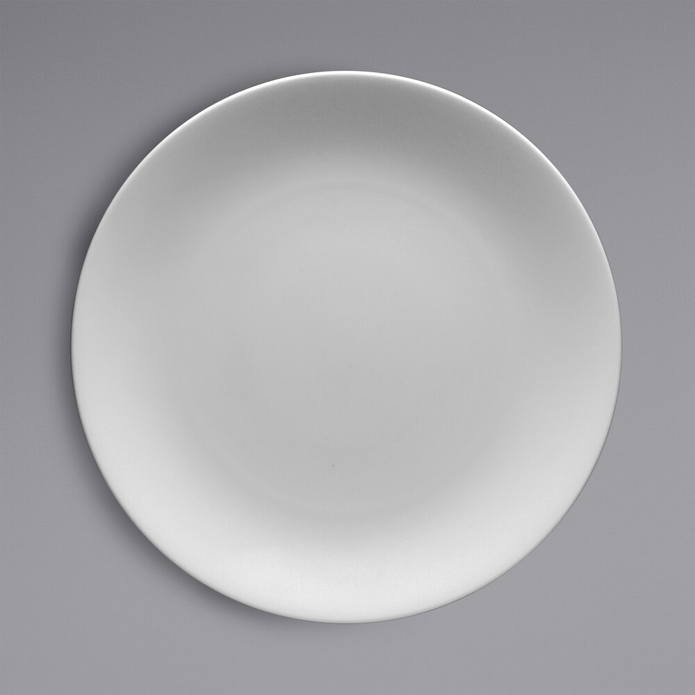 Fortessa 6300.F0000.16 Caldera 11 7/16" Bright White Coupe China Plate ...