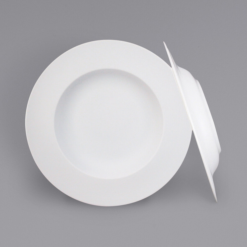 Fortessa 6200.F0000.12 Ilona 17 oz. Bright White Wide Rim China Bowl ...