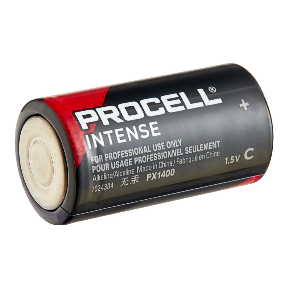Procell PX1400 Intense Power C 1.5V Alkaline Batteries - 12/Pack
