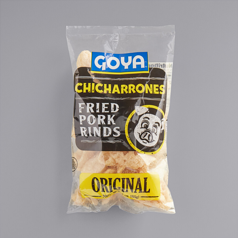 Goya 3 oz. Original Chicharrones - 12/Case