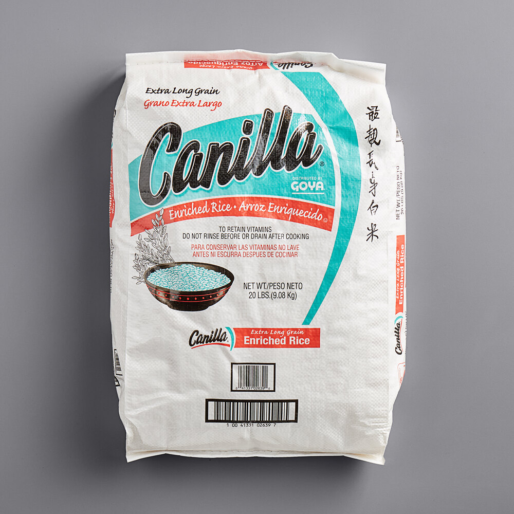 Goya Canilla Enriched Long Grain Rice (20 lb.)