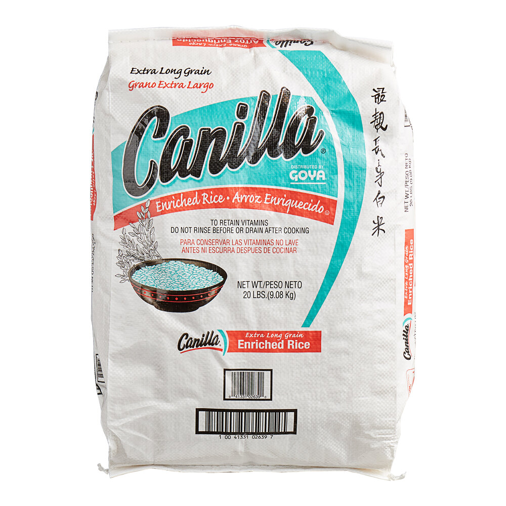 Goya Canilla Enriched Long Grain Rice (20 lb.)