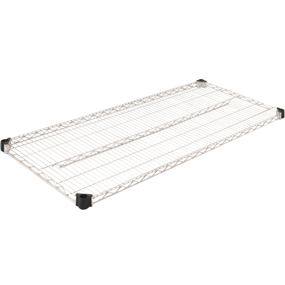 Eagle Group QA2454S 24" x 54" Quad-Adjust® NSF Stainless Steel Wire Shelf