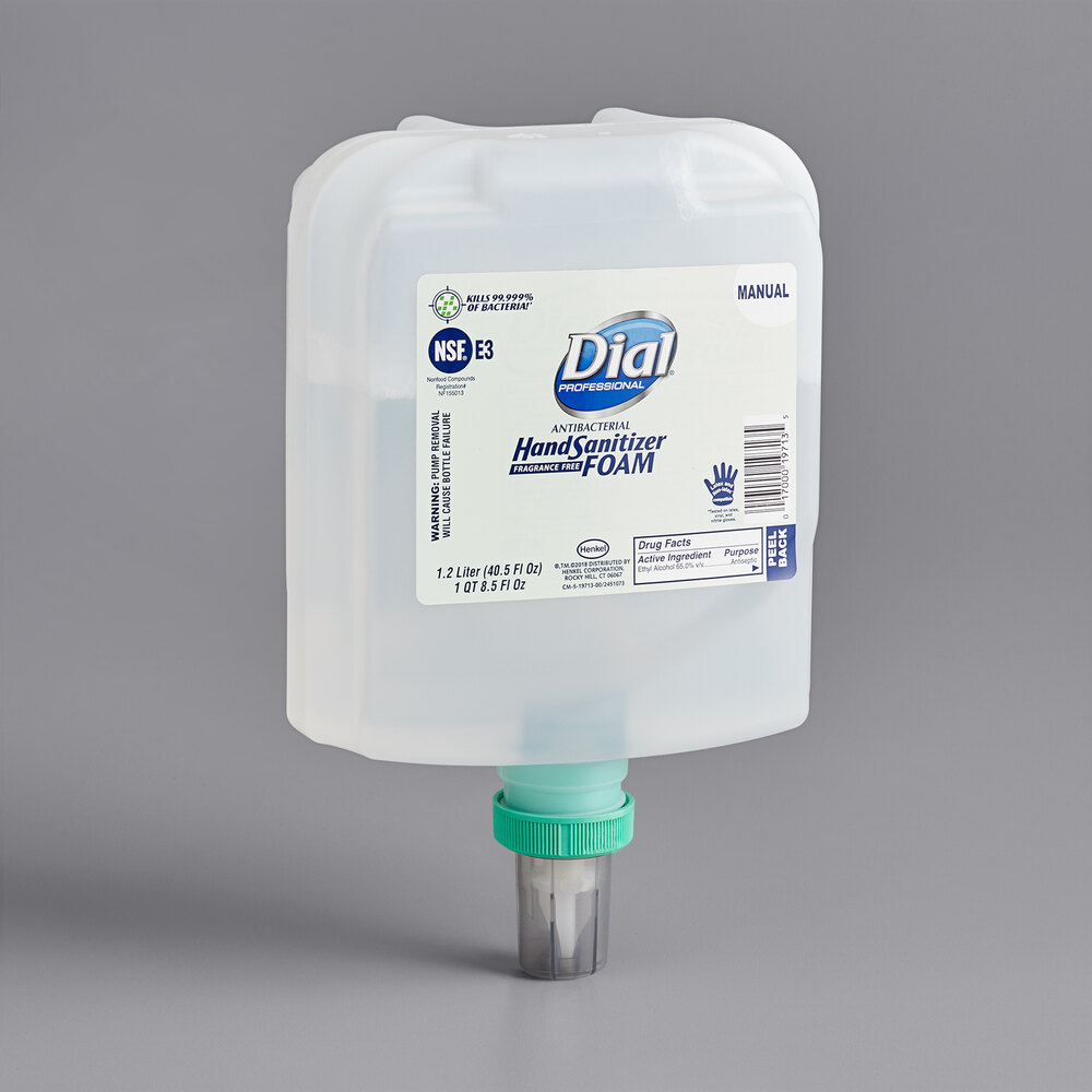 Dial DIA19714 1700 Universal 1.2 Liter Antibacterial Foam Hand ...