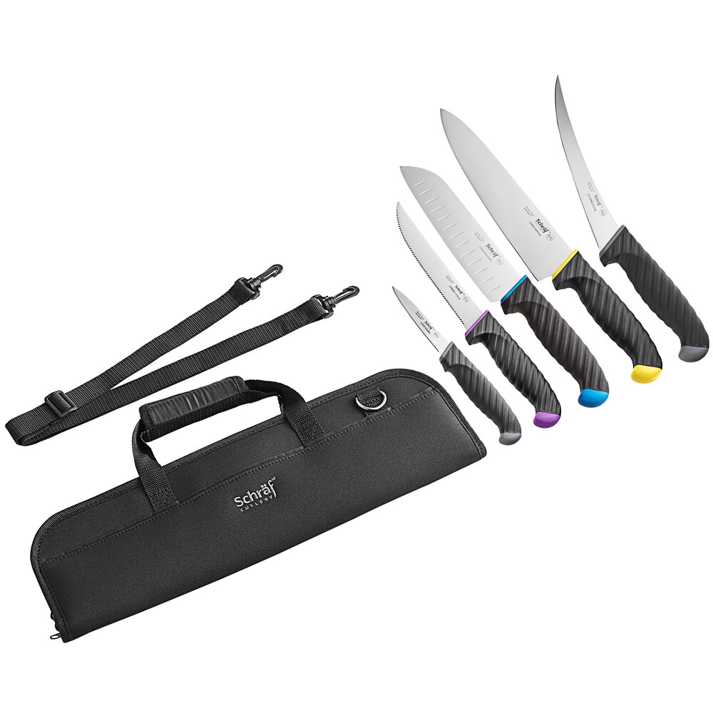 Schraf Build-Your-Own 6-Piece Knife Roll Set